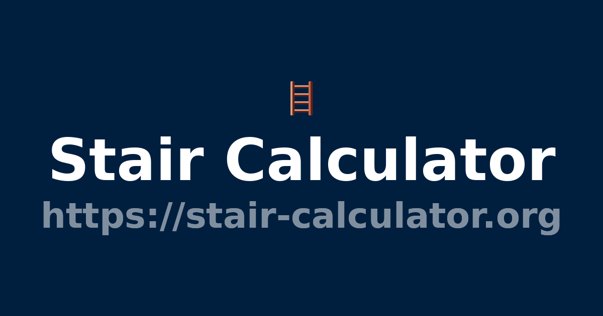 Stair Calculator